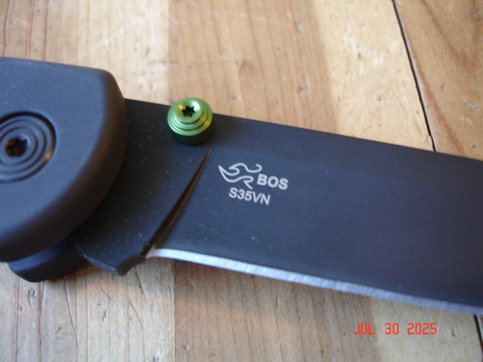 NIB BUCK KNIFE 112 GRS BOTM MARCH 2025 BOS S35VN BLACK ~ TOXIC MOSS ...