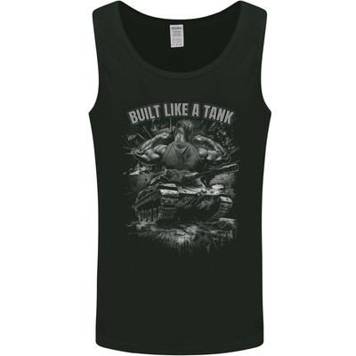 Built Like A Tank Palestra Bodybuilding Formazione Uomo Canotta Maglia ...