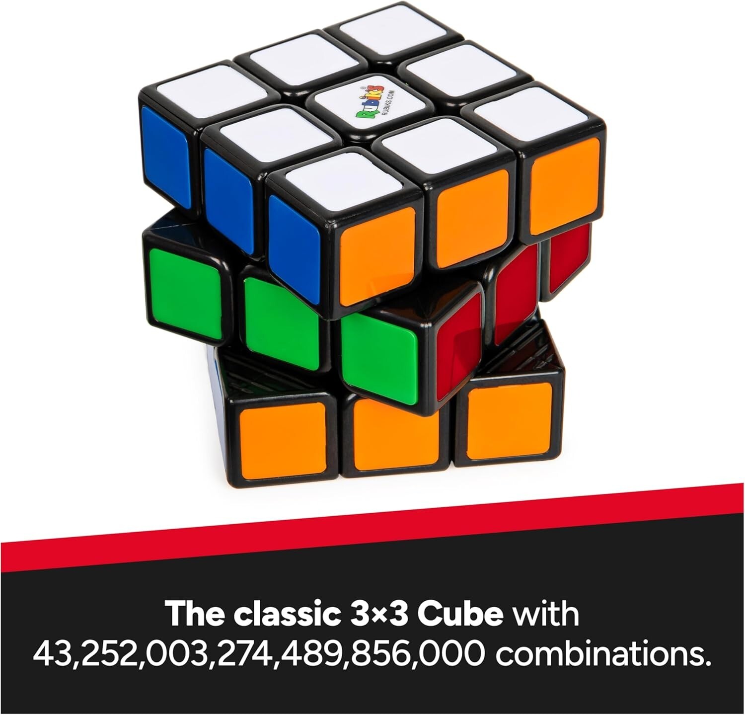 Rubik's Cube The Original 3x3 Rubiks Cube Toy Puzzle Spin Master Games ...