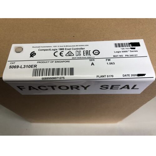 New Sealed Allen Bradley 5069-L310ER CompactLogix 5380 1MB PLC Enet ...