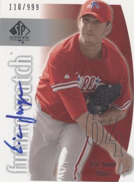 2002 SP Authentic - Future Watch Eric Junge #160 /999 (AU, RC) for sale ...