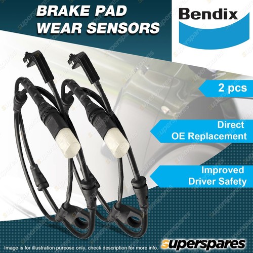 2x Bendix Front Brake Pad Wear Sensors for Mercedes Benz 200 220 230 ...