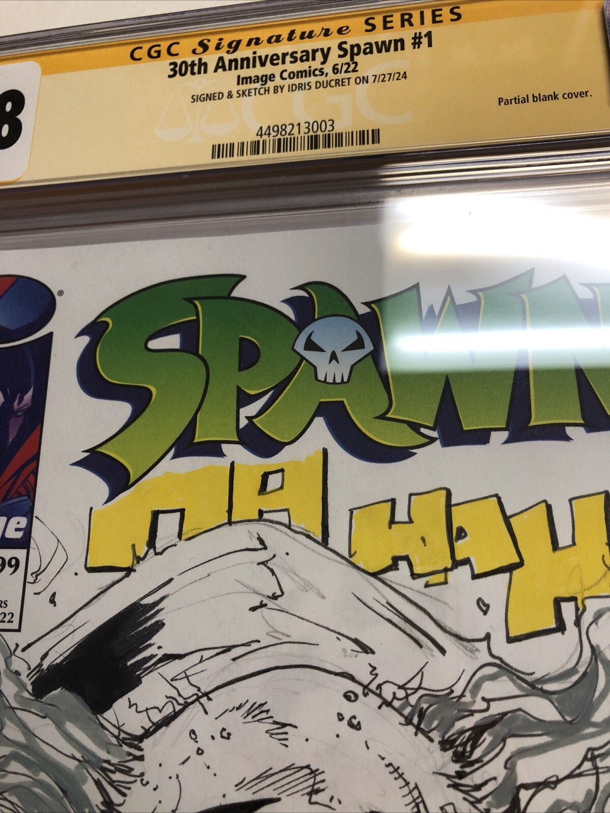 30th Anniversary Spawn (2022) # 1 (CGC 9.8 SS) Signed & Sketch Idris ...