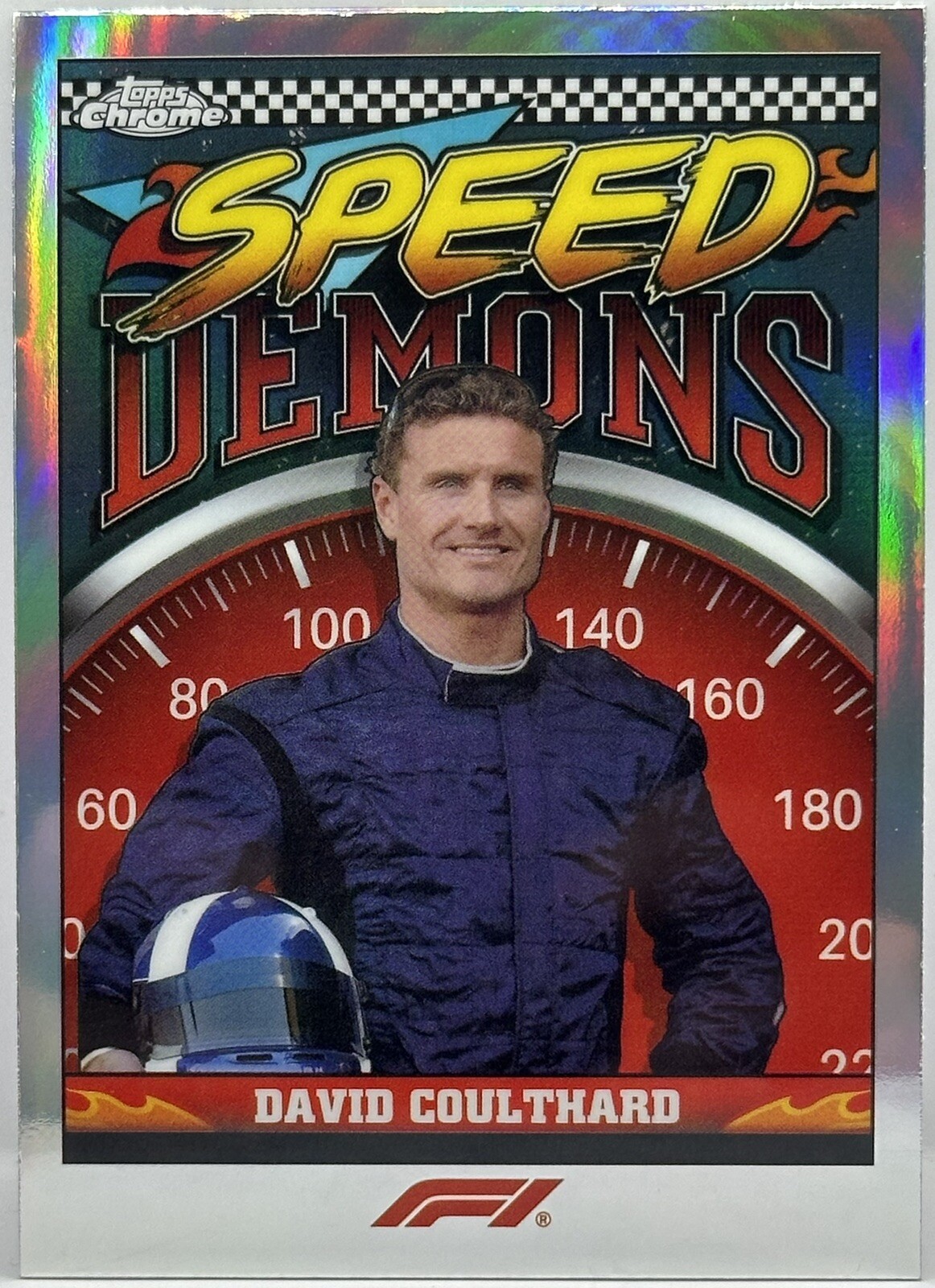 2023 Topps Chrome Formula 1 David Coulthard Speed Demons Legend #SD-DC ...