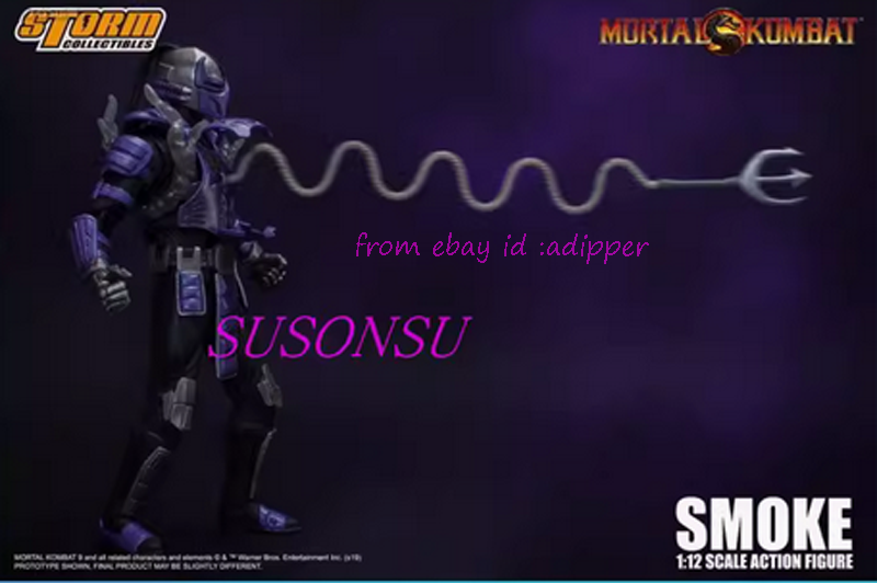 Storm Toys 1/12 Mortal Kombat Smoke Action Figure In Stock | eBay