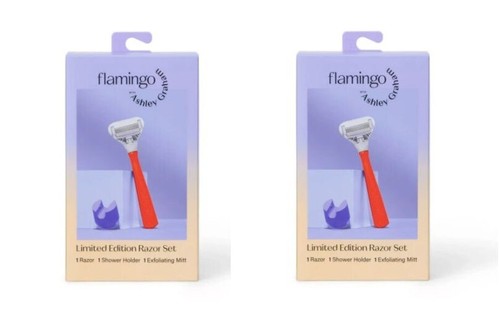 2 Pack - NEW Flamingo with Ashley Graham Limited Edition Razor Set | eBay