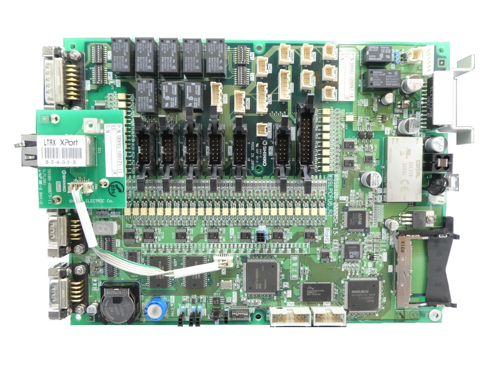 Shinko Electric SBX93-10097-14 SLPCPU6_R2 PCB SBX08-000052-13 SBX93 ...