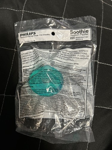 Soothie Pacifier Philips Notched Newborn NICU Green 3 Months Hospital ...