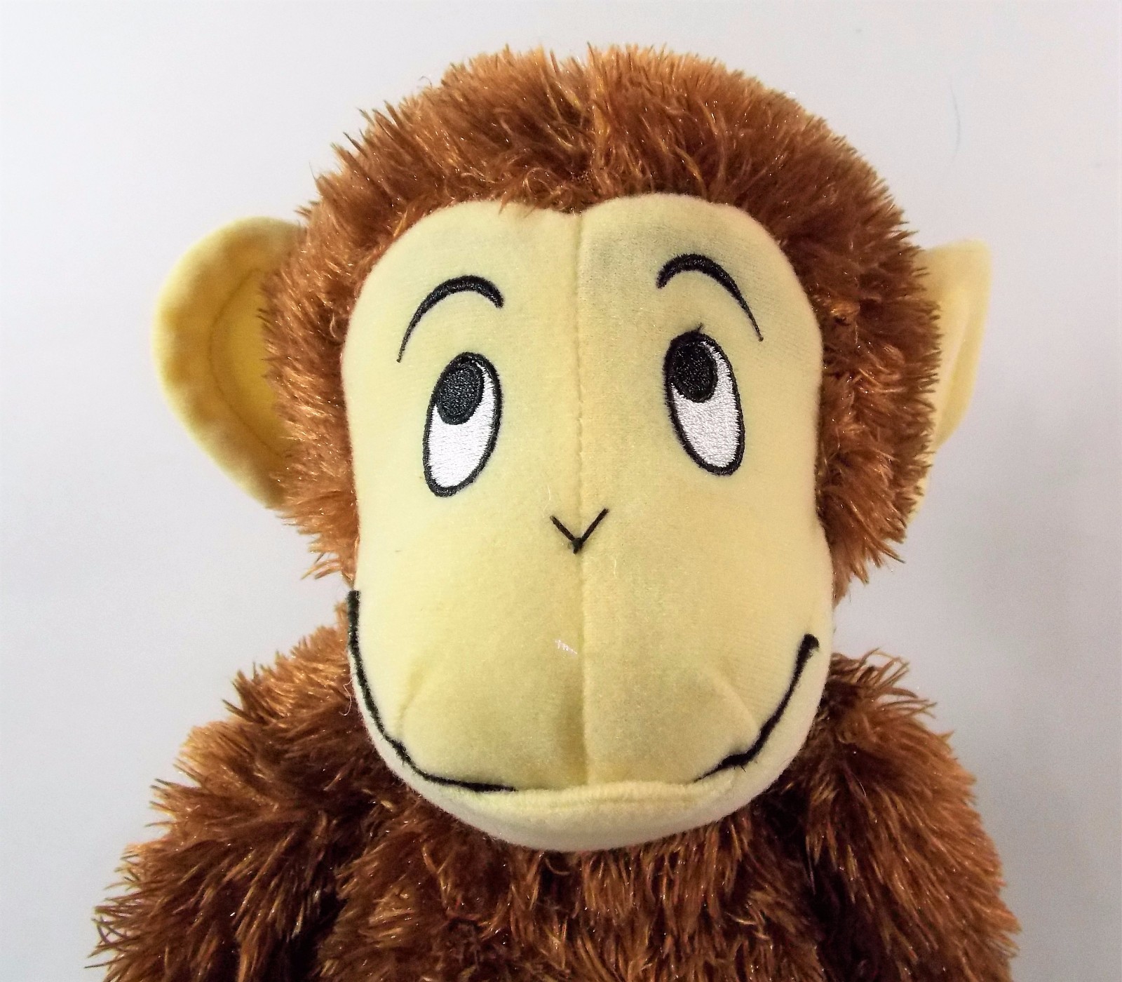 Kohls Cares Brown Monkey Hand Hand Fingers Thumb Plush 15" Stuffed ...