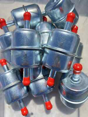 Universal Metal 5/16" Inline Gas Fuel Filter | 5 Pack | Replaces Fram ...