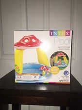 Intex 57114EP 40x35 inch Mushroom Inflatable Baby Pool for sale online ...