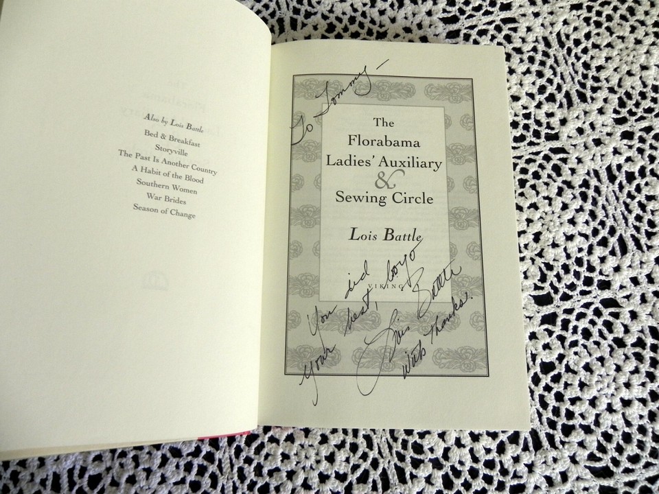 Florabama Ladies Auxiliary by Lois Battle SIGNED 1st/1st NYT Best ...