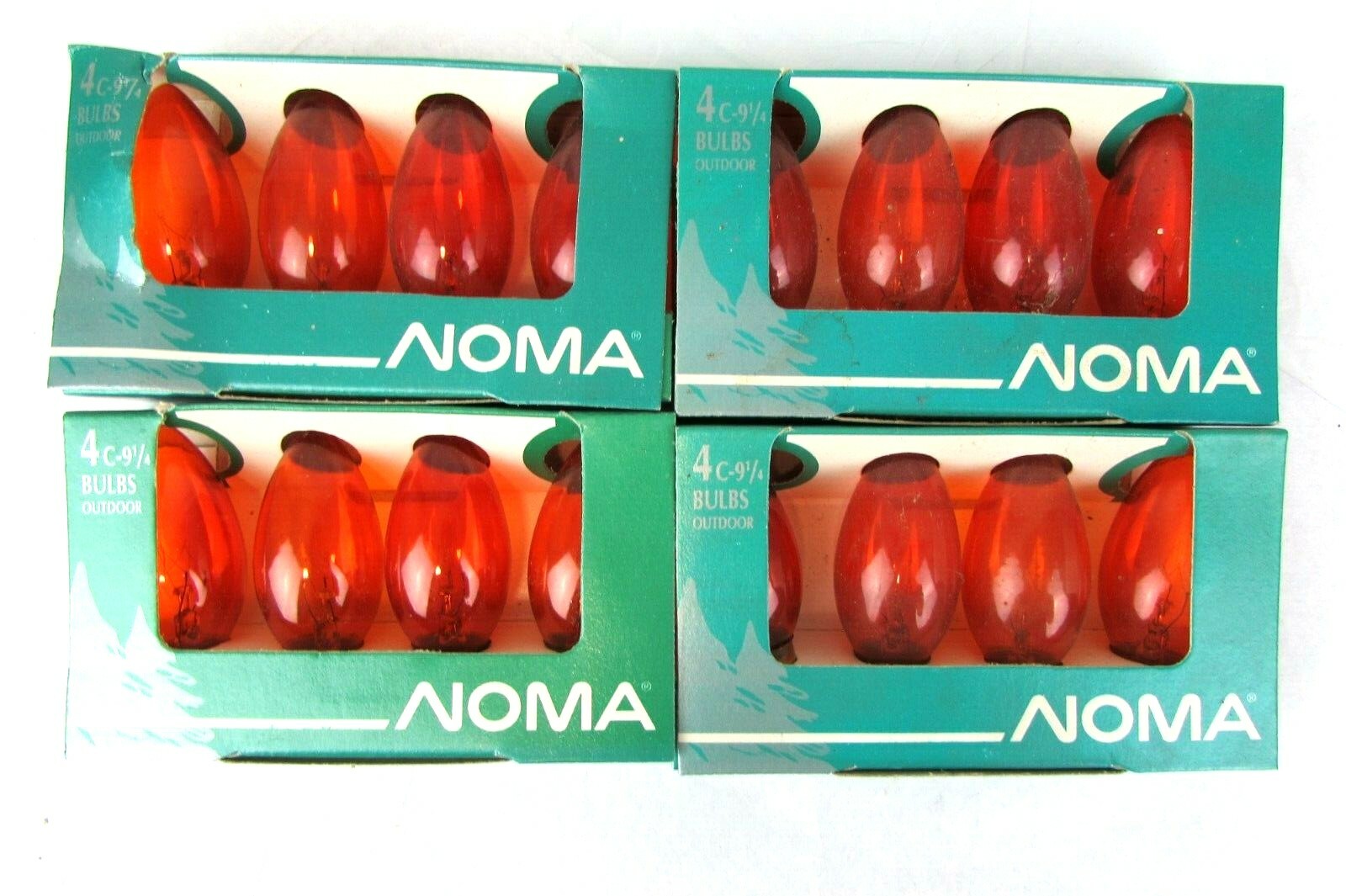 New Norma C9 1/4 Transparent Replacement Bulbs 120v 4 Packs Of 4 Gold ...