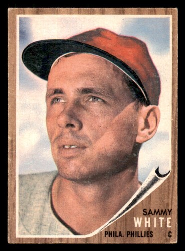 1962 Topps Sammy White Semi-High Number #494 VG - No Creases! Baseball ...