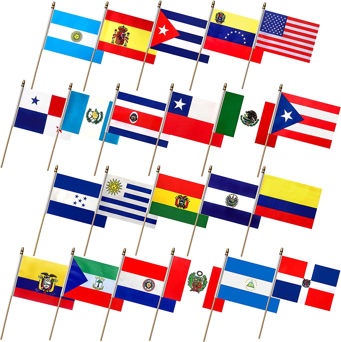 Flags Of Central American Countries