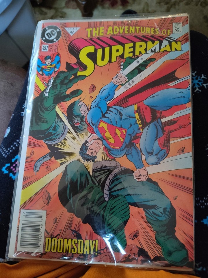 1992 ACTION COMICS SUPERMAN #684 DOOMSDAY APPEARANCE RARE NEWSSTAND CGC ...