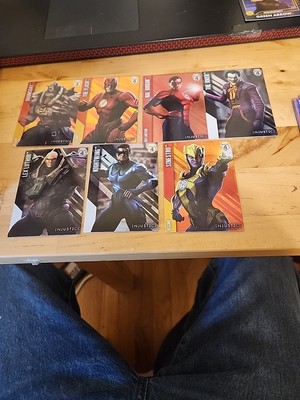 Injustice Cards Gods Among Us Arcade Game Lot Of 7 Foil Cards Flash ...