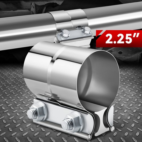 4 In Exhaust Clamp 2.25" Stainless Steel Lap Joint Band Exhaust Clamp ...