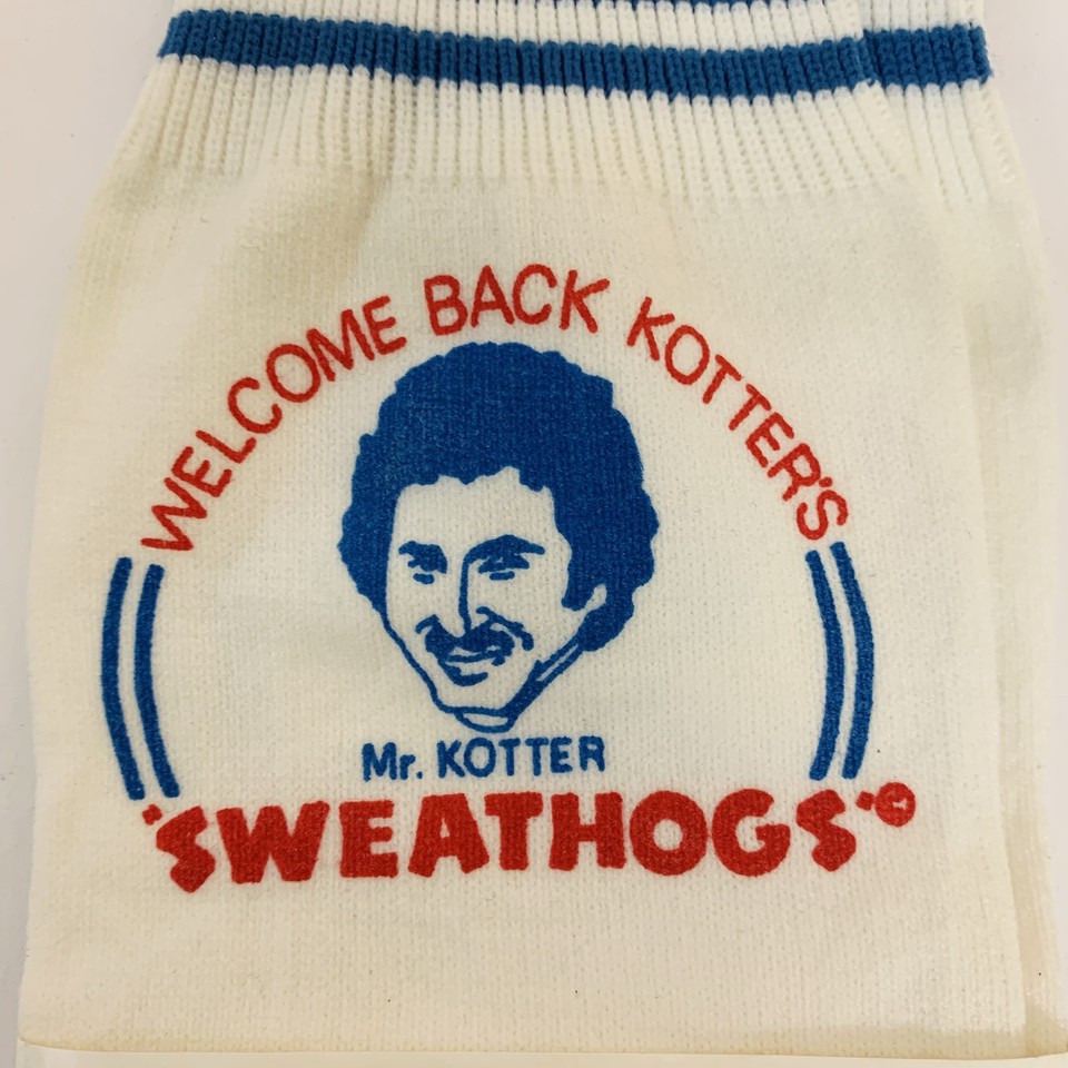 VINTAGE WELCOME BACK KOTTER’S SWEATHOGS SOCKS MR. KOTTER HORSHACK NEW ...