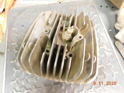 Vintage 2-Stroke Motorcycle Engine SINGLE Cylinder Head YAMAHA SUZUKI ...