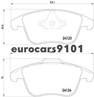 Volvo S60 Hella Pagid Front Disc Brake Pad Set 355012891 30793540 | eBay