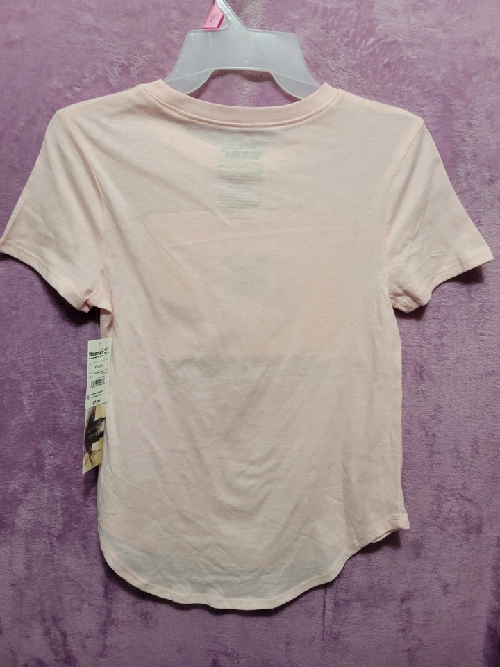 Lucas Films NEW♈Girl's Printed SS Tee size XS (1)~Pink Yoda "just ...