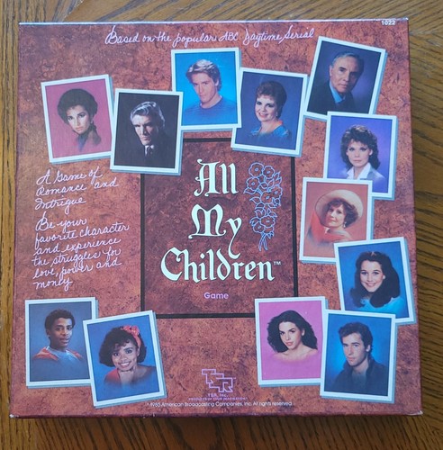ALL MY CHILDREN Game 80s Susan Lucci Soap Opera Erica Kane Open Box New ...