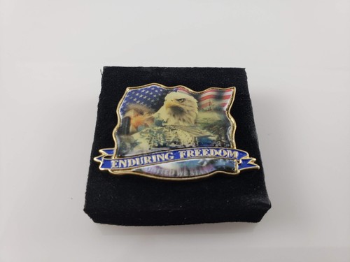 Enduring Freedom United We Stand Enamel Lapel Pin | eBay