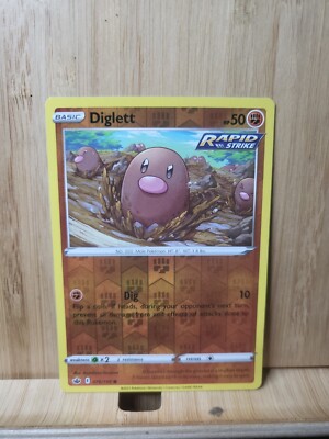 DIGLETT🏆Reverse Holo 076/198 Chilling Reign (Genuine) Pokemon Card | eBay