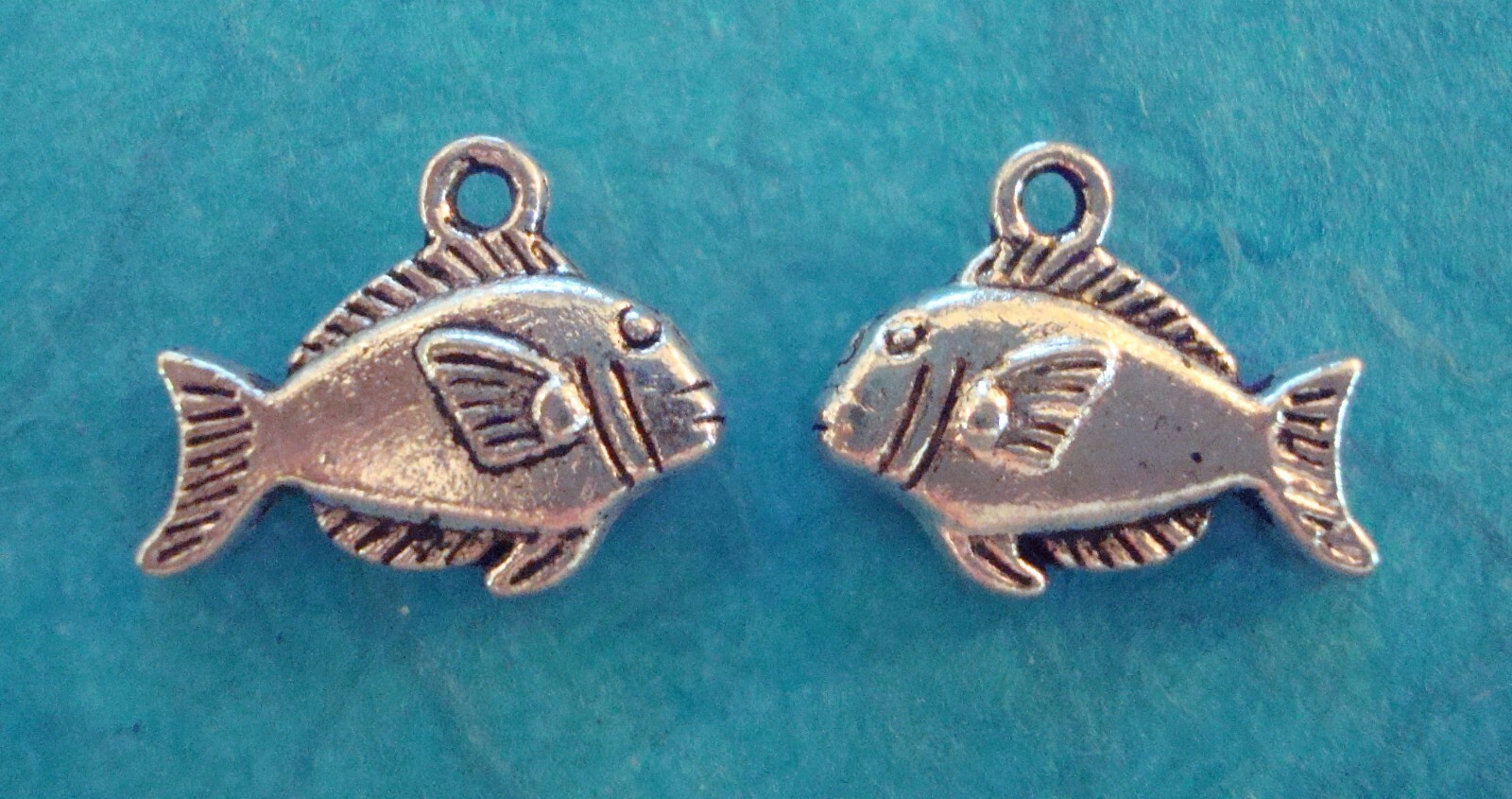 Pendant Fish Charm Fishing Charm Deep Sea Fishing Charm Trout Sea Bass ...