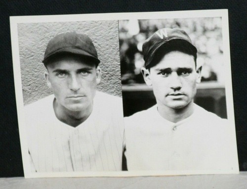 1933 Monte Weaver & Cliff Bolton, Washington Senators, Wire Photo Prior ...
