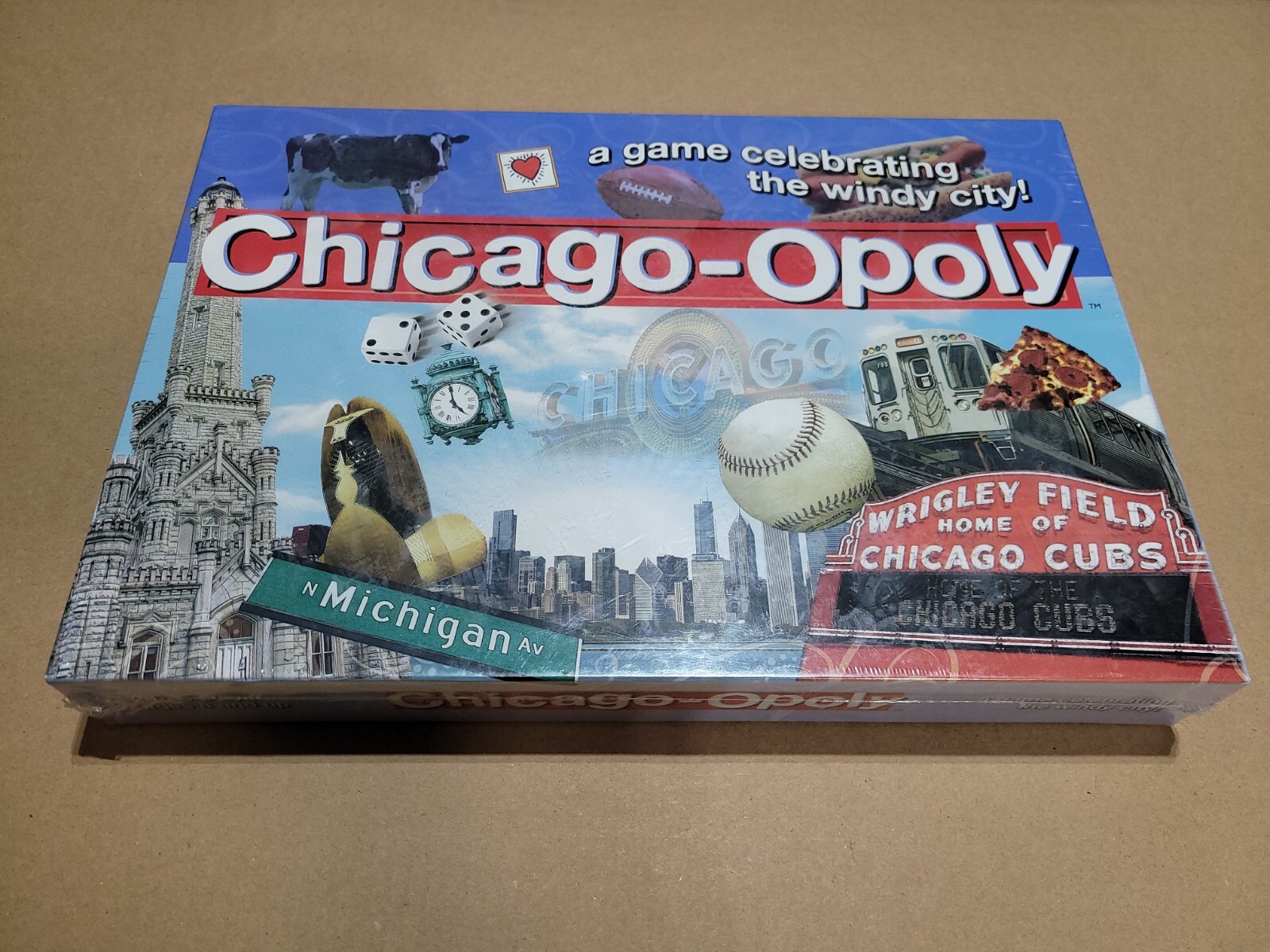 NEW Sealed Late For The Sky Chicago-Opoly Board Celebrating The Windy ...
