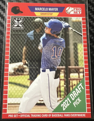 2021 Leaf Pro Set Baseball Marcelo Mayer Red Rookie Card #PS41 | eBay