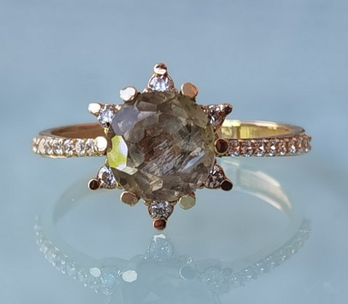 Handmade 2.2 ct Turkish Diaspore Zultanite Ring Solid 14K Gold , Best ...