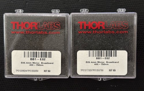New! (2) ThorLabs BB1-E02 Ø1” Broadband Dielectric Mirrors 400 - 750 nm | eBay