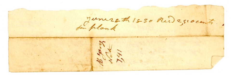 1830 Antique Handwritten Promissory Signed Benjamin Gary Joseph Haskell ...