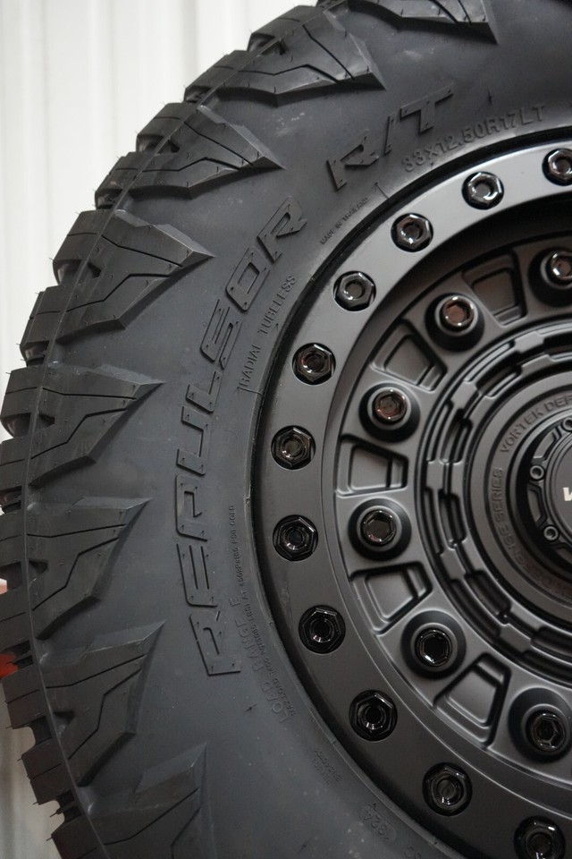 Vortek VRD-701 17x9 +0 Wheels 5x127 5x139.7 | 33" RBP RT Tires Jeep ...