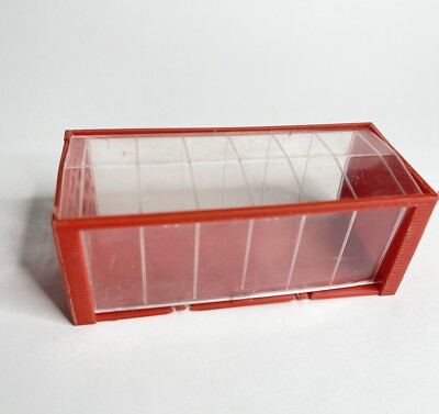 PLASTIC RED BOX ONLY!!! Caterpillar Grader No.99 By Mini Dinky | eBay