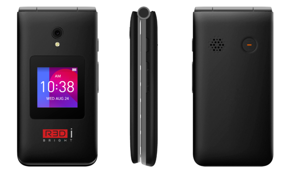 Atel R3Di 4G-LTE Basic Flip-Phone UNLOCKED T-Mobile Metro Qlink ...