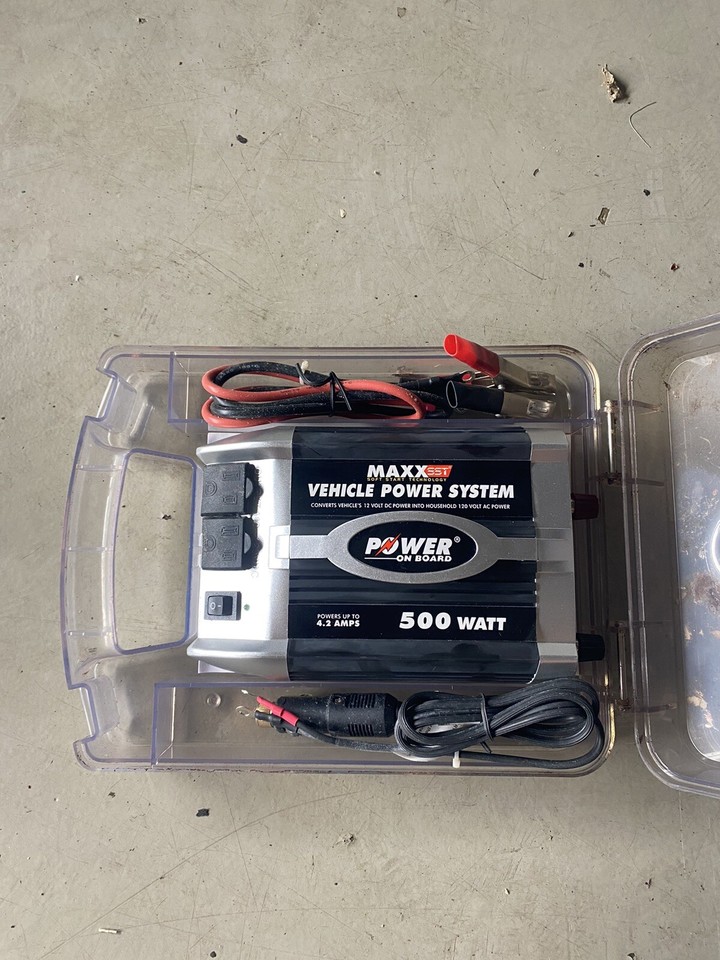 MAXX SST Vehicle Power System Power-on-Board 500W DC-to-AC Vehicle ...