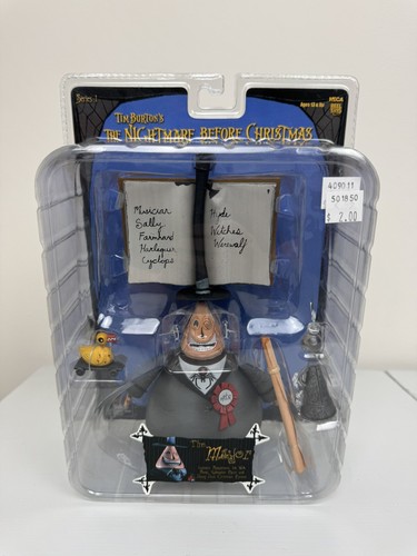 Nightmare Before Christmas Neca Action Figure New Sealed The Mayor Tim ...
