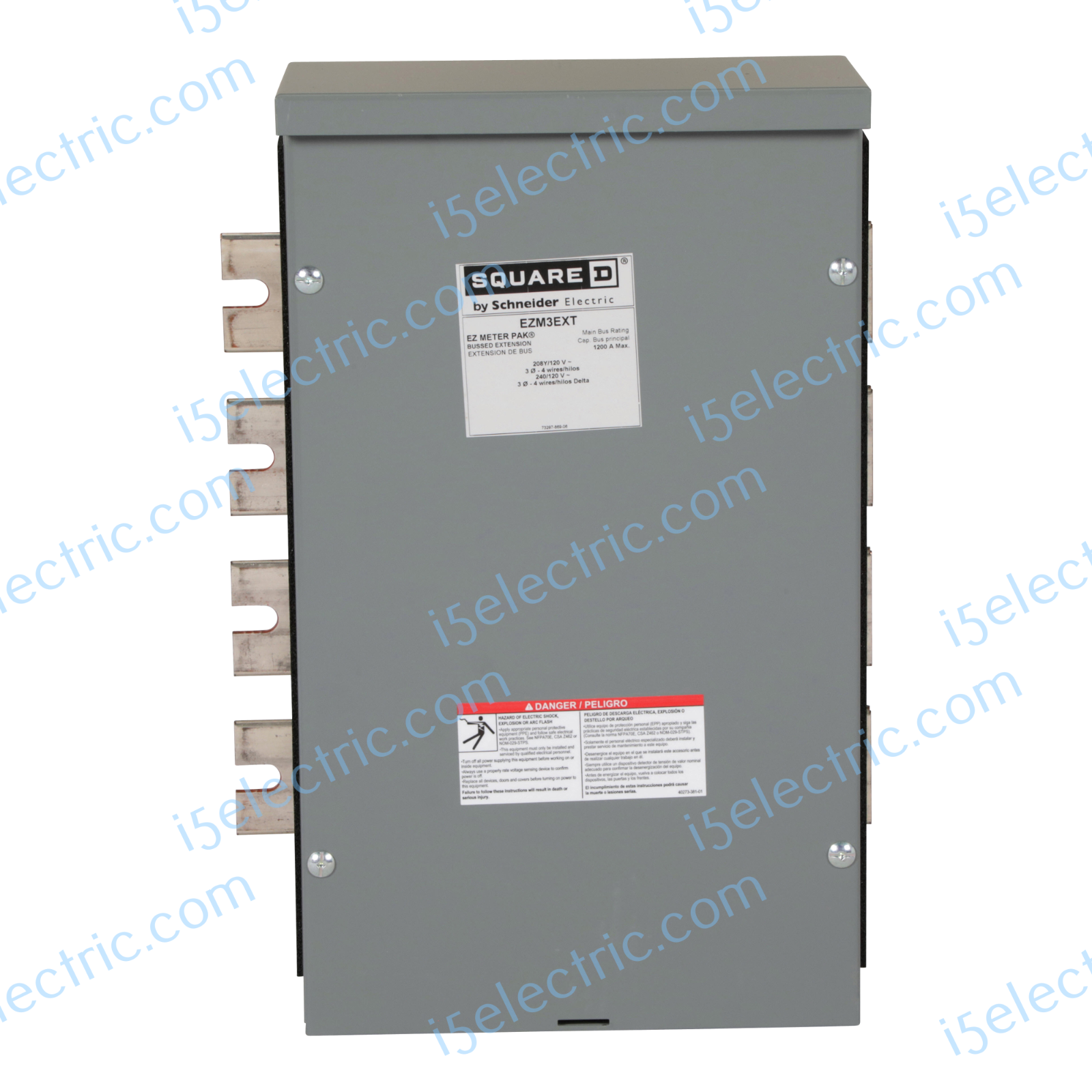 Square D Schneider EZM3EXT EZM 3 Phase Meter-Pak Bus Extension 1200A | eBay