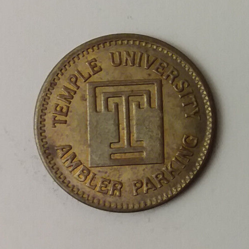 Temple University Ambler Pennsylvania Parking Token 25mm | eBay