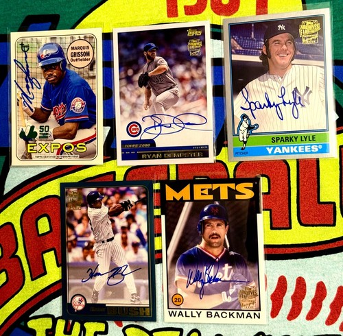 Topps Archives Baseball Fan Favorites Auto Autograph Lot 5 Cards | eBay