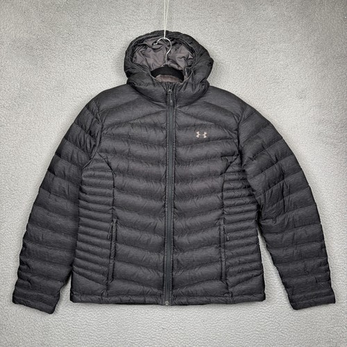 Under Armour Coat Womens XL Black Storm Puffer Jacket Lightweight ...