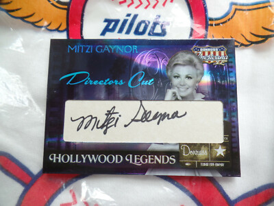 Mitzi Gaynor signed /50 auto Donruss 2008 Celebrity Cuts autograph ...