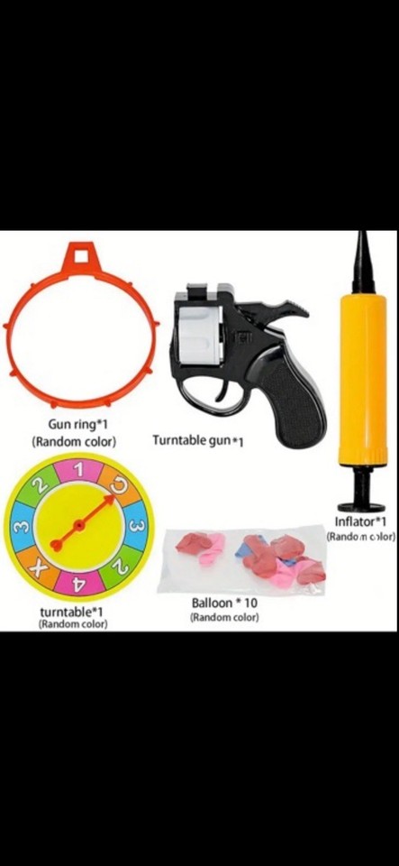 Russian Roulette Board Game Funny Family Lucky Balloon Gun Game Party ...
