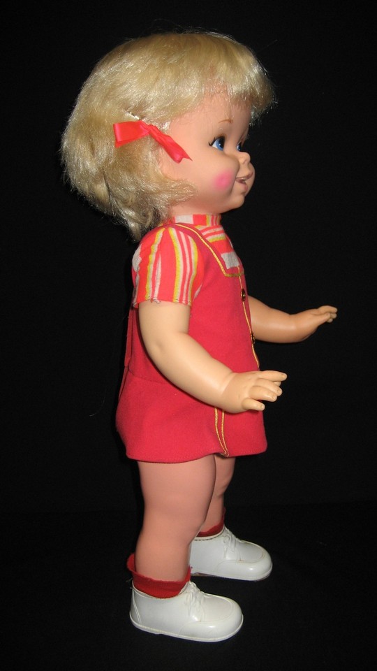 Vintage 1967 Mattel Talking Baby First Step Doll W/ Original Outfit ...