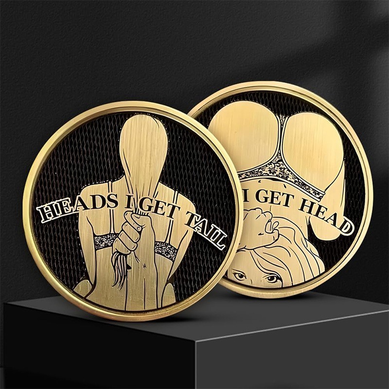 Funny Heads and Tails Coins,Heads I Get Tail - Tails I Get Head Double ...