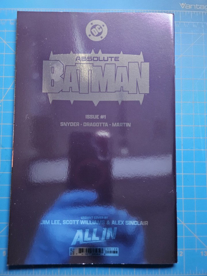 Absolute Batman #1 Foil Lot Of 3. Covers J, H Logo, K Jim Lee, All NM ...